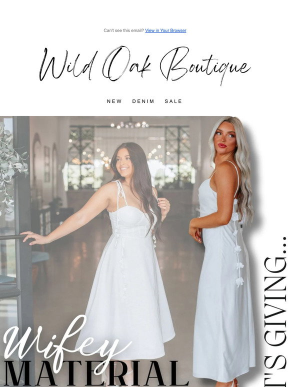 Wild Oak Boutique: Our Wifey Material Collection is LIVE 💍 | Milled
