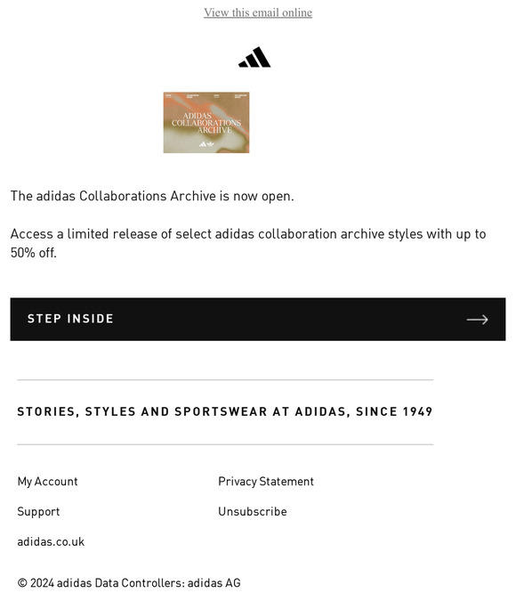 adidas: The adidas Collaborations Archive is now open. | Milled