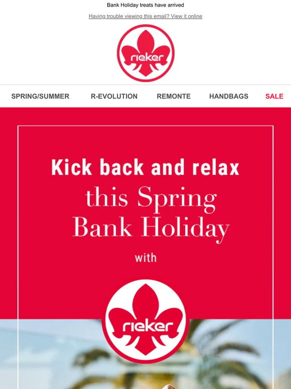 Rieker: Kick back and unwind this bank holiday | Milled
