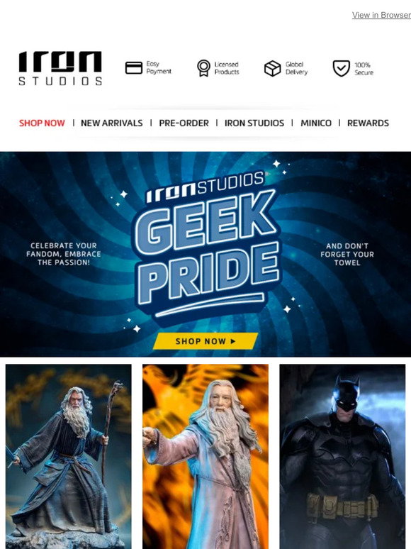 Iron Studios: Geek Pride with the biggest releases! | Milled