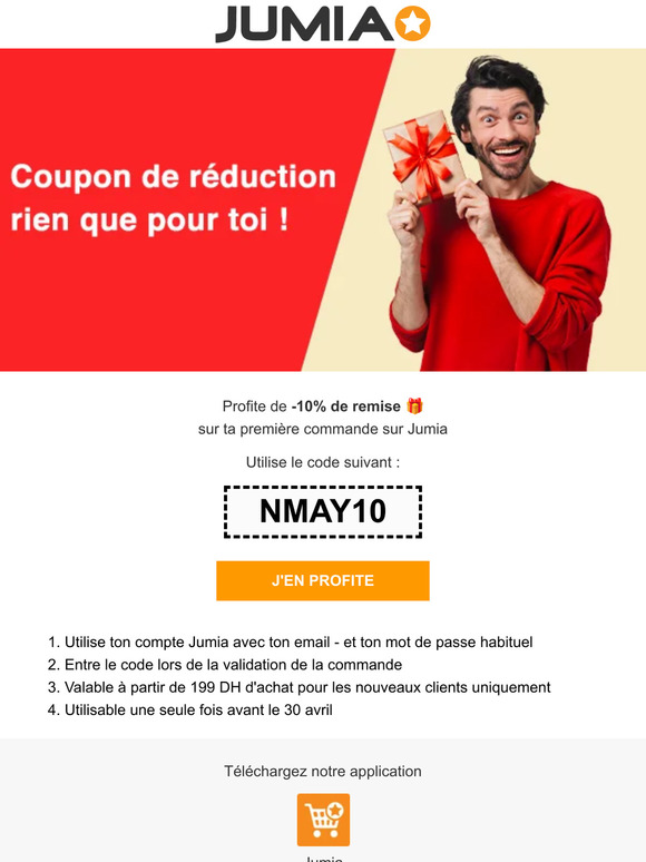 Jumia: 3ndek -10% de remise 🎁 avec le code NMAY10 ! | Milled