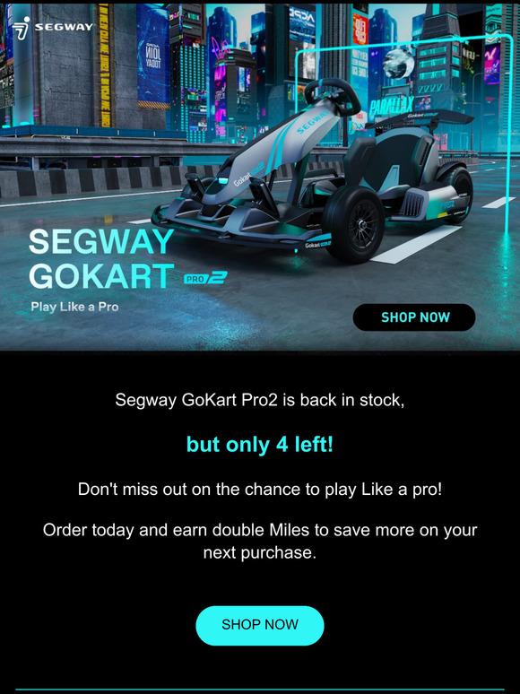Segway: 🎮 Game Night with Segway GoKart Pro 2 | Milled