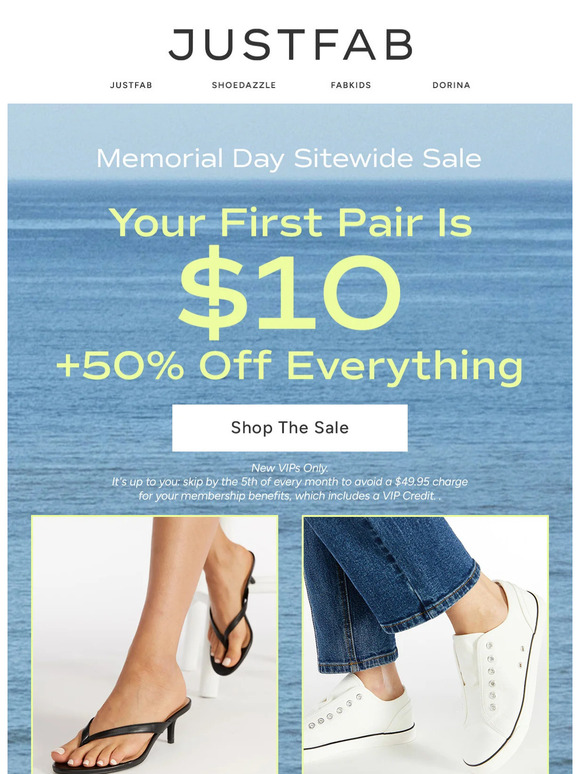 JustFab Email Newsletters: Shop Sales, Discounts, and Coupon Codes