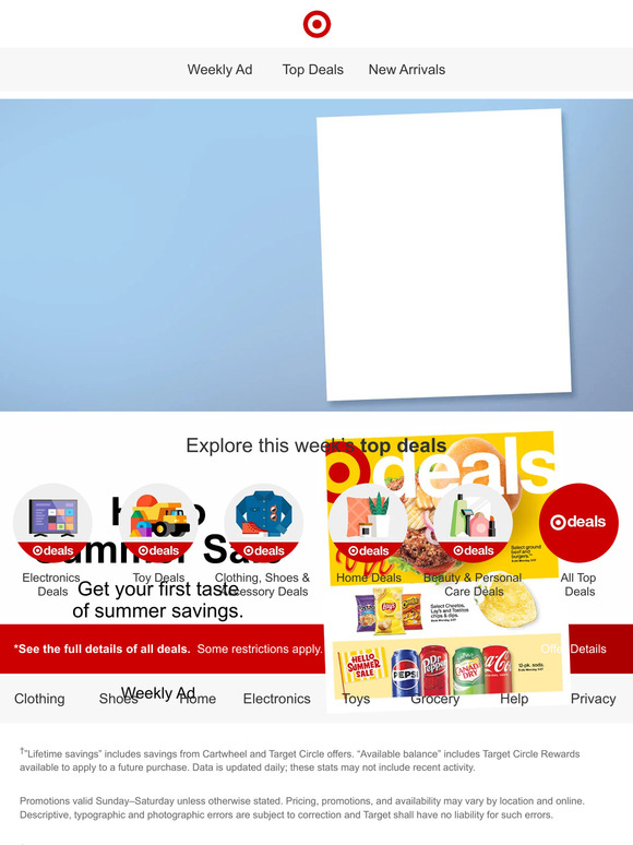 Target: Get weekend-ready with top offers in the Weekly Ad. | Milled