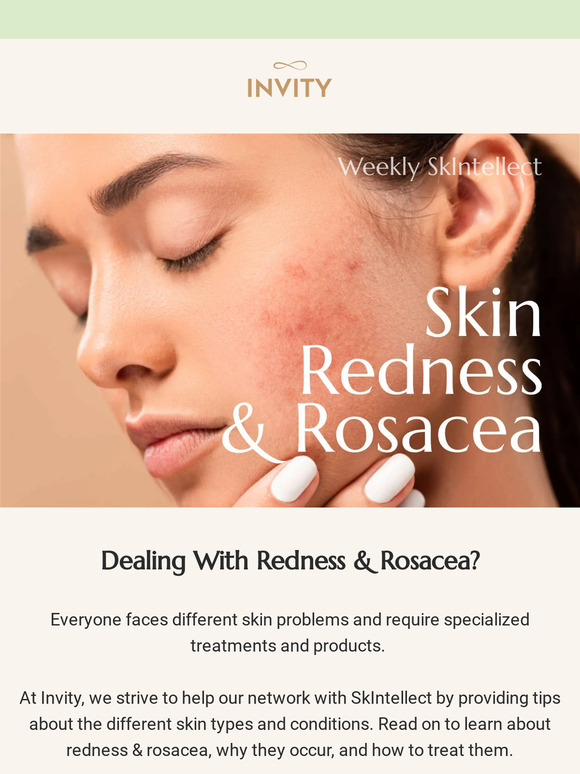 Invity: Weekly Skintellect: How to calm skin redness & rosacea | Milled