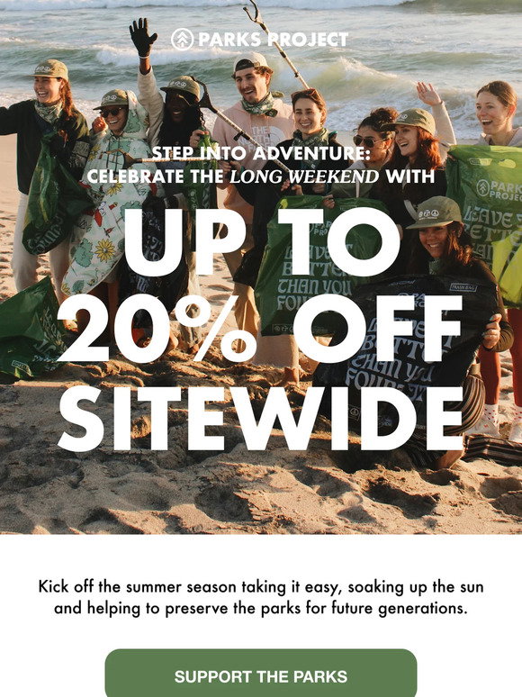 Parks Project: SALE: Step into Adventure 🌻 | Milled