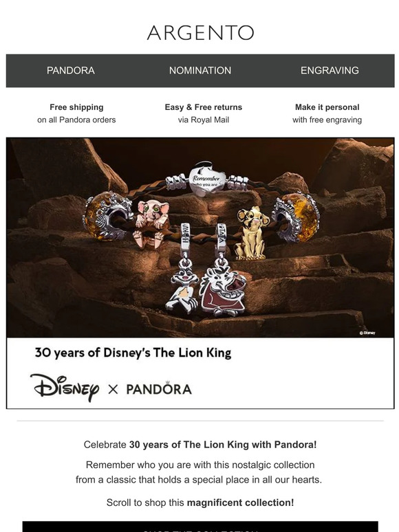 Argento: The Lion King Collection | Disney x Pandora 🦁 | Milled