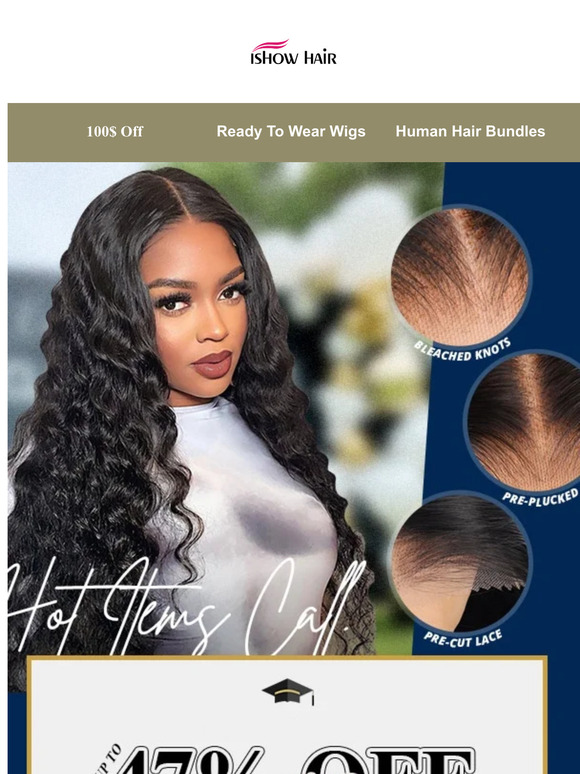 Ishow Hair: 47% Off On Summer Friendly Wig | Milled