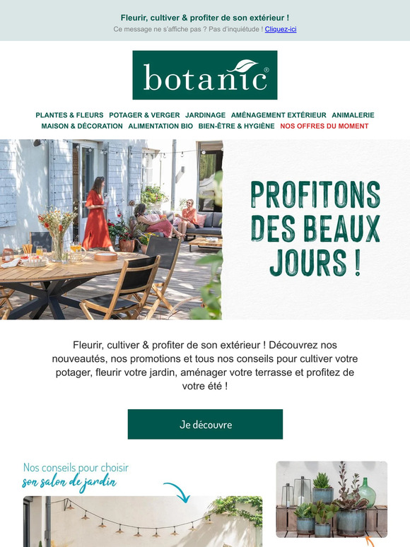 Botanic: 🌻Fleurir, cultiver & profiter de son extérieur ! | Milled