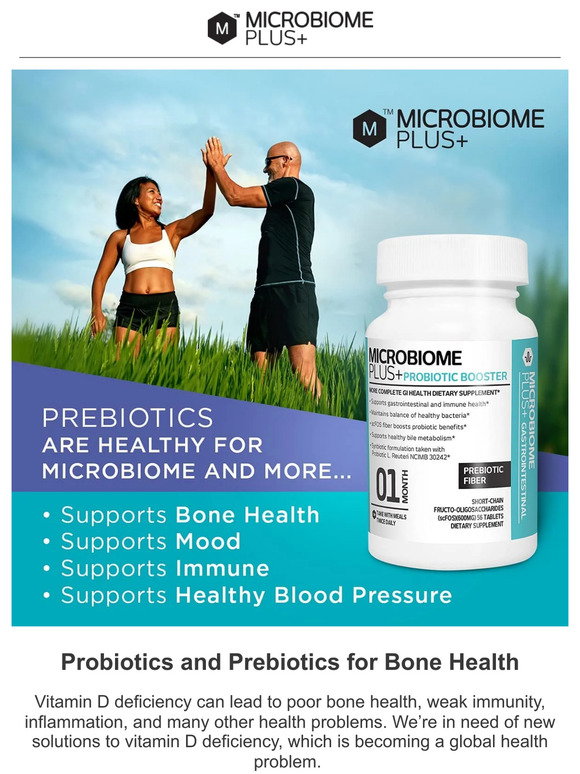 Microbiome Plus: Probiotics and Prebiotics for Bone Health 😍 | Milled