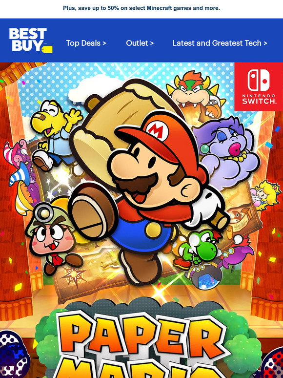 Best Buy: Paper Mario: The Thousand-Year Door is available now. | Milled