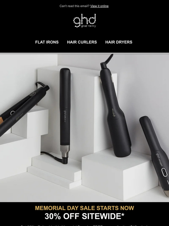 ghd: Memorial Day Sale starts now | Milled