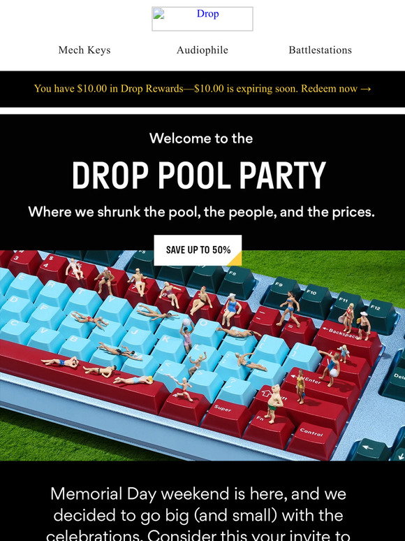 Drop: We’re Throwing a Pool Party | Milled