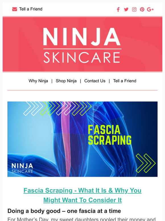 Ninja Skincare: Fascia Scraping - What Is It & Should You Consider It ...