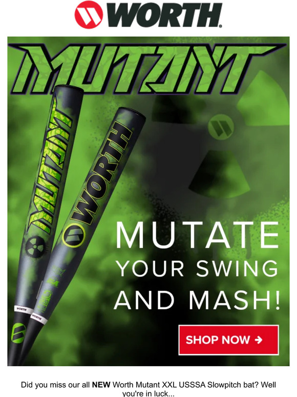 Worth Sports: Grab Your All NEW Worth Mutant Bat | Milled