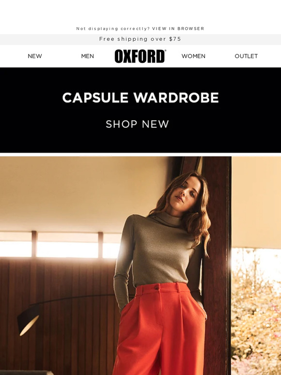 Oxford: How to Build a Capsule Wardrobe | Milled