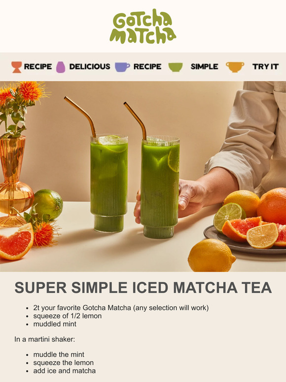Matcha Source: Easy and refreshing ☀️🍵 Try our iced matcha tea recipe! Welcome to Summer. | Milled