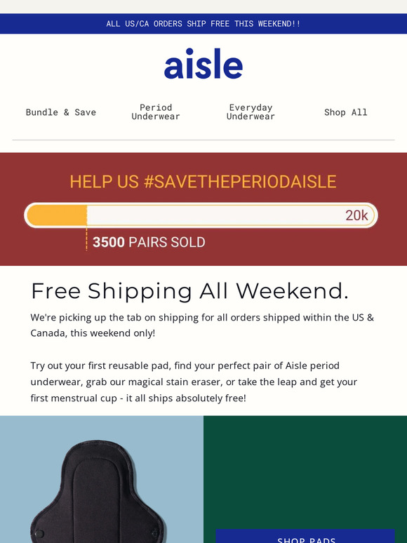 Period Aisle: The Best Things in Life are Free | Milled