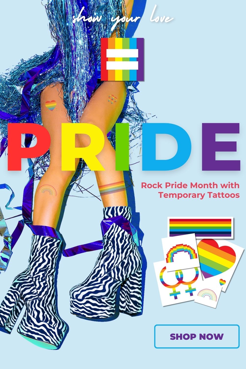 Temporary Tattoos: Show Your Pride with Temporary Tattoos! 🌈 🤩 | Milled