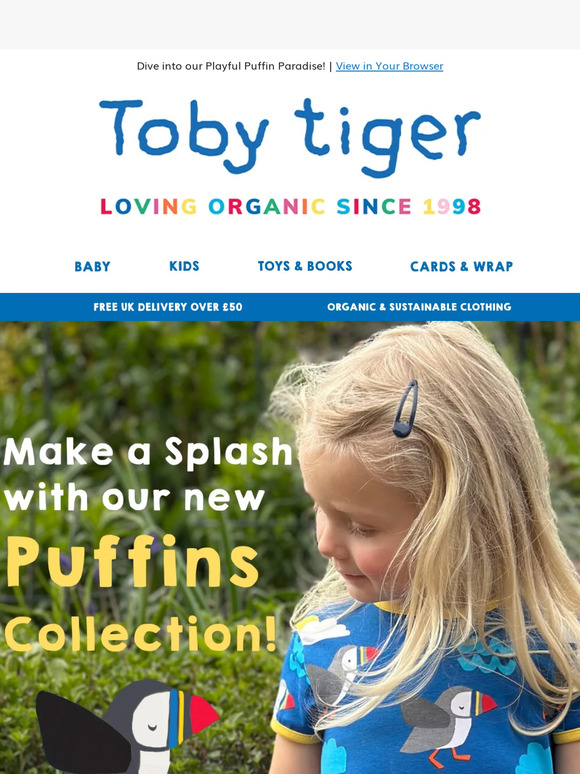 Toby Tiger: 🌈🐧 FREE Puffin Activity Sheet inside | Milled