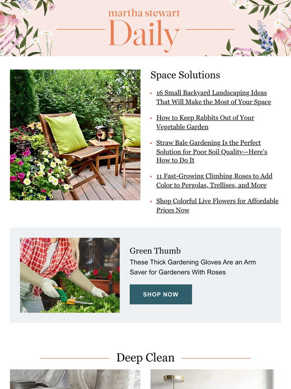Martha Stewart: 16 Small Backyard Landscaping Ideas | Milled