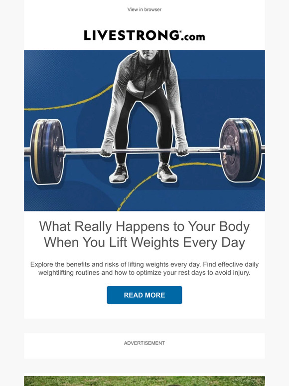 Livestrong What Really Happens To Your Body When You Lift Weights
