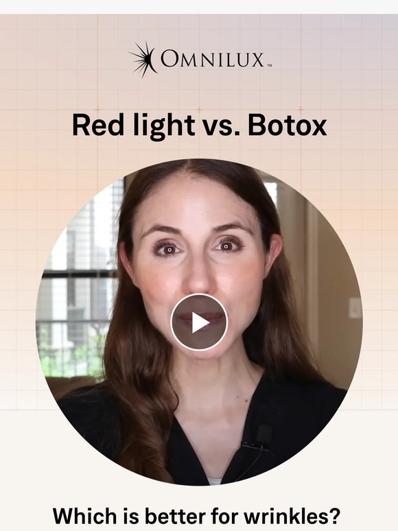 Omnilux LED: Red Light Therapy🚨 vs. Botox 💉 | Milled