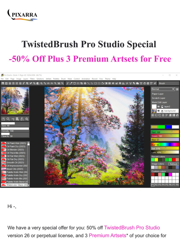 Pixarra: TwistedBrush Pro Studio Special | Milled
