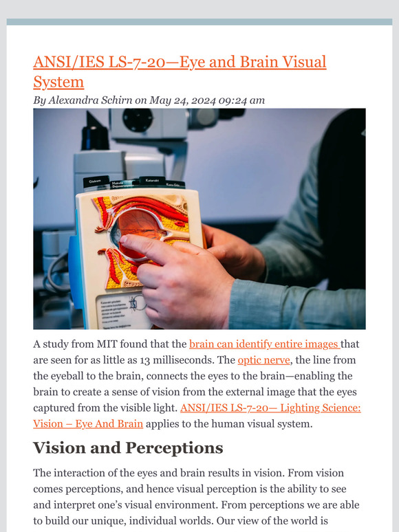 ANSI WEBSTORE: New from the ANSI Blog: ANSI/IES LS-7-20—Eye and Brain ...