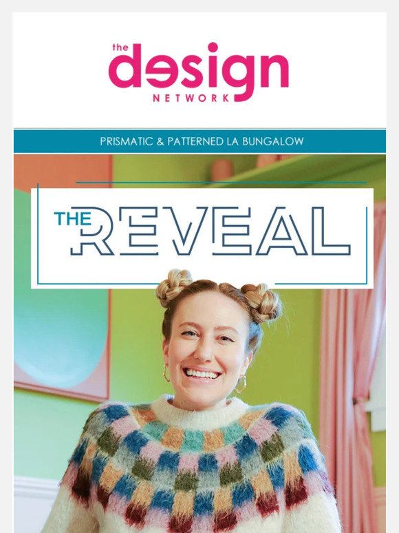 The Design Network: The Reveal: Prismatic & Patterned LA Bungalow | Milled