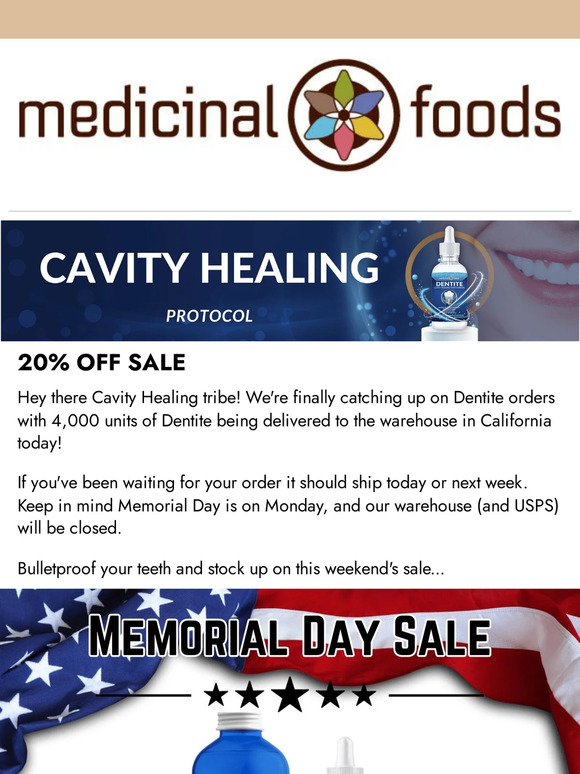 Medicinal Foods: 🦷 20% Off "Bulletproof Tooth" Dentite + Gumtite 😍 ...