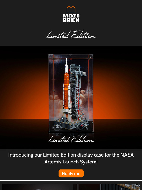 Wicked Brick: Limited Edition NASA Artemis display case 🚀 | Milled