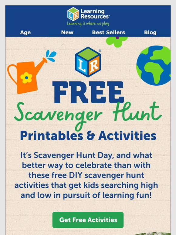 Learning Resources: Learn While You Look on Scavenger Hunt Day! | Milled