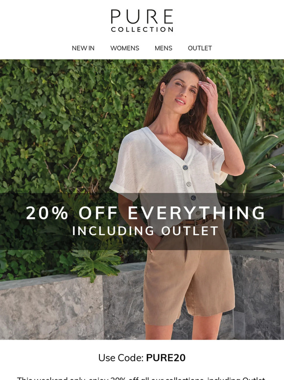 Pure Collection Email Newsletters: Shop Sales, Discounts, and Coupon Codes