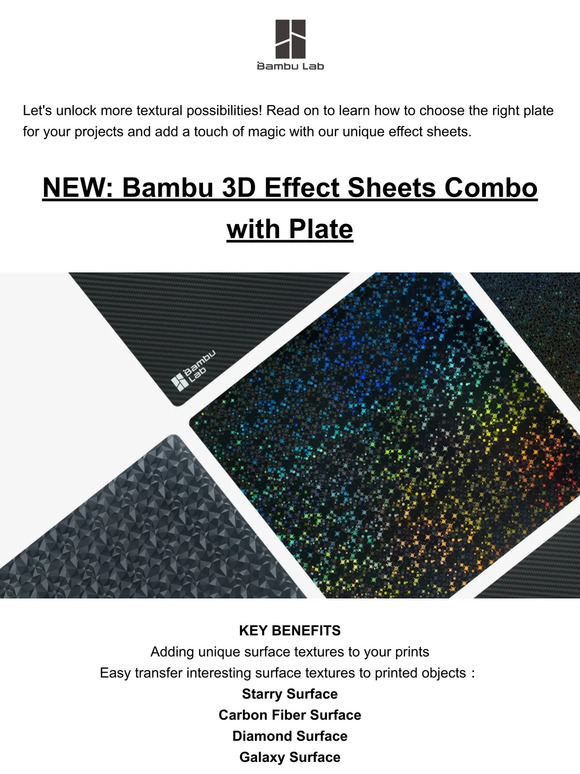 Bambu Lab: Printing Tips: Making the Most of Bambu Build Plate and NEW ...