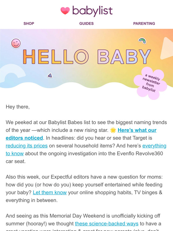 Babylist: Top Baby Name Trends of 2024 (So Far) | Milled