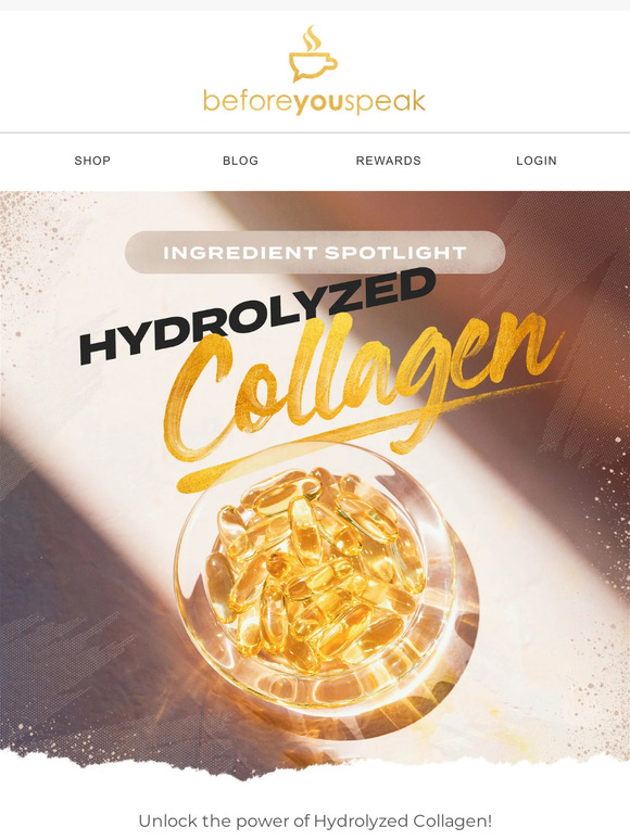 Beforeyouspeak Coffee: Spotlight: What the heck is Hydrolyzed Collagen ...