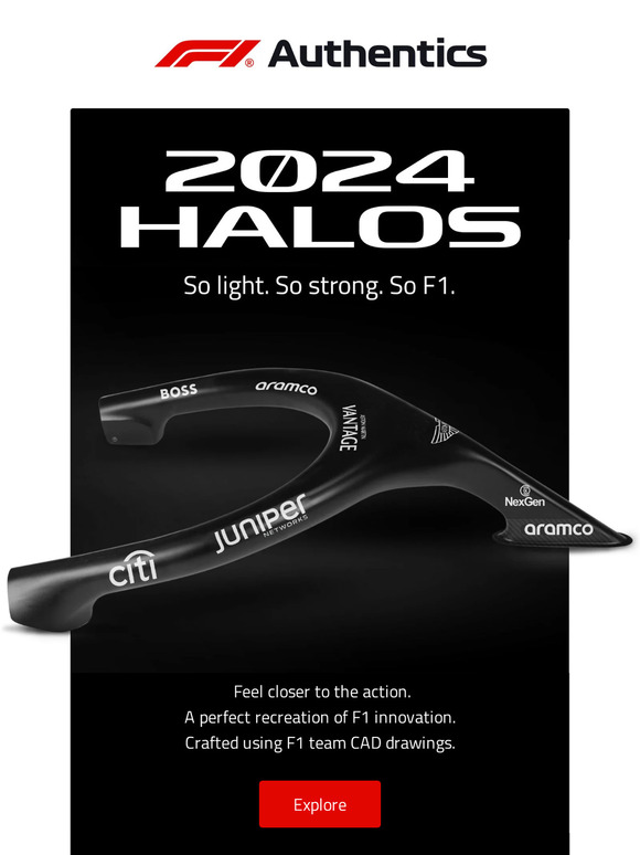 F1 Authentics: Bringing F1 To Your Everyday | 2024 Halos | Milled