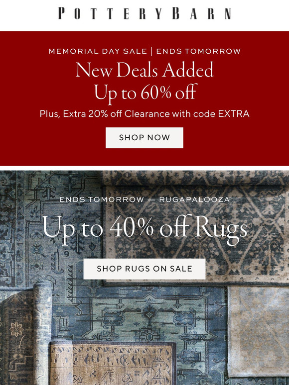Pottery Barn Email Newsletters: Shop Sales, Discounts, and Coupon Codes