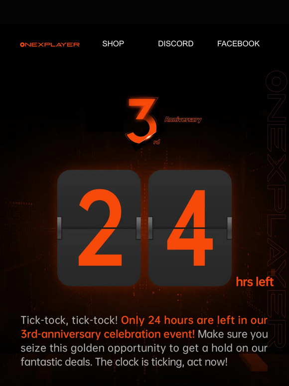 Onexplayer: ⌛Last Six Hours: 3rd Anniversary Sale's Final Flash | Milled