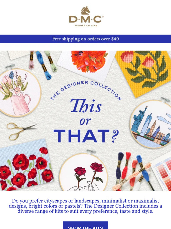 DMC: Kits to suit every style & taste | Milled