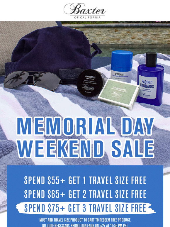Baxter Of California Email Newsletters: Shop Sales, Discounts, and ...