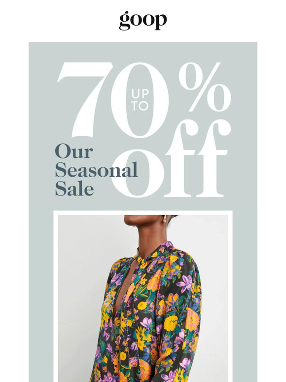 goop Email Newsletters: Shop Sales, Discounts, and Coupon Codes