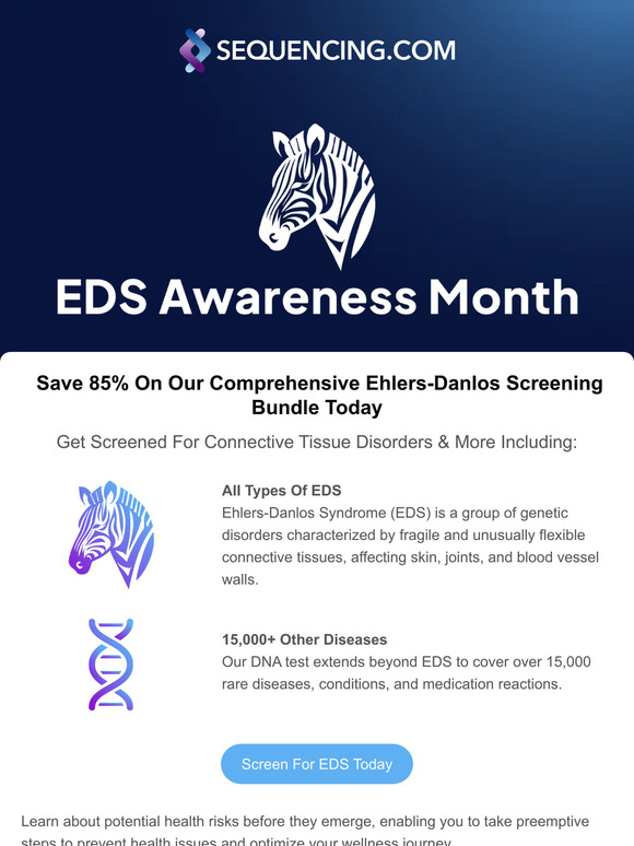 Sequencing: Discover If You're At Risk For Ehlers-Danlos Syndrome | Milled