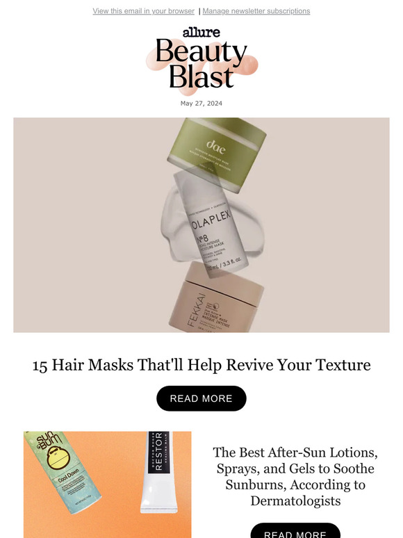 Allure: 15 Hair Masks That'll Help Revive Your Texture | Milled