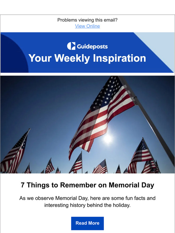 Guideposts: 7 Things to Remember on Memorial Day | Milled