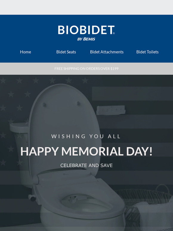 BioBidet: Memorial Day Savings Event – Exclusive Deals on Top Bidet ...