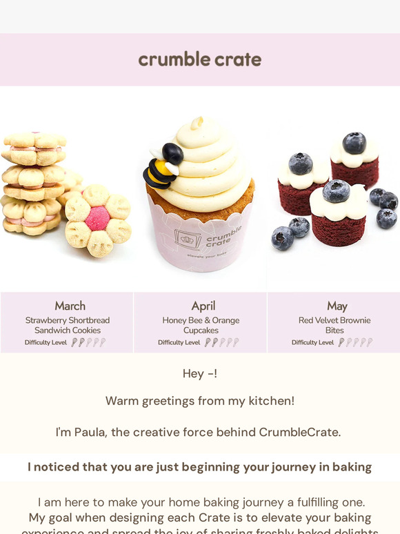 Crumble Crate: Welcome to Crumble Crate, —! | Milled