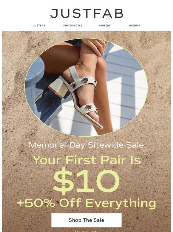 JustFab Email Newsletters: Shop Sales, Discounts, and Coupon Codes