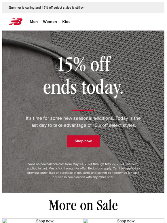 New Balance Email Newsletters: Shop Sales, Discounts, and Coupon Codes